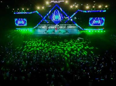 China Guide Visual P3.91 Outdoor LED Wall Rental with Power Backup for Advertising & Events for sale