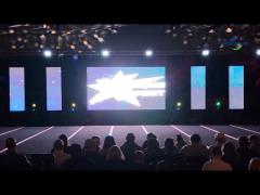 seamless stage led screen rental transparent video wall for festivals