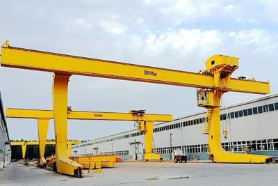 China L Type Single Girder Gantry Crane  Lifting Capacity: 5t-50/10t Span: 18-22m, 30-35m Lifting Height: 10, 11, 12m for sale