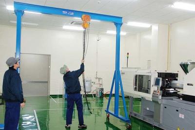 China Movable Light Gantry Crane  Lifting Weight: 0-10t Lifting Height: 1-15m Span: 1-12m for sale