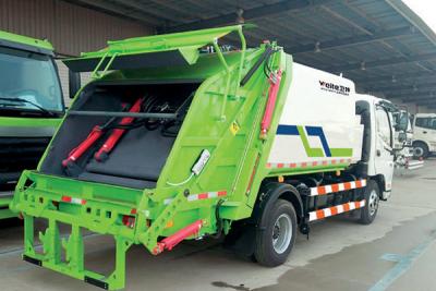 China Compressed Garbage Truck  Weight: 7,300kg, 15,800kg, 25,000kg Drum/Tank Volume: 7.2L, 13.6L, 17L for sale