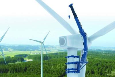 China Self-Climbing Crane for Wind Turbine Maintenance  Lifting Capacity: 8t Lifting Height: 100m Work Duty: A3 for sale