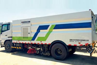 China Street Sweeping and Washing Truck  Sweep Width: 3.25m ~ 3.5m Water Tank Volume: 4,800L ~ 9,000L for sale