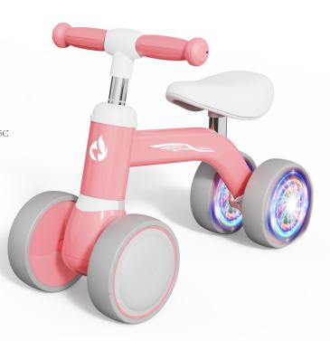 China Four Wheeled Childrens Balance Bike Baby Balance Bike 1 Year Old for sale