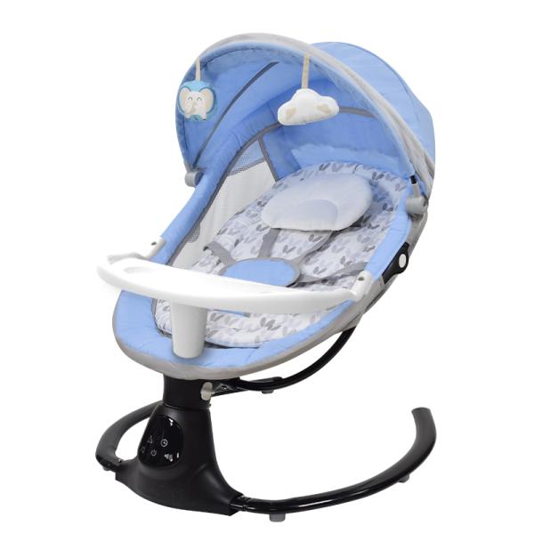 Quality Customizable Auto Swing Cradle With Dining Tray ODM Automatic Cradle Rocker for sale