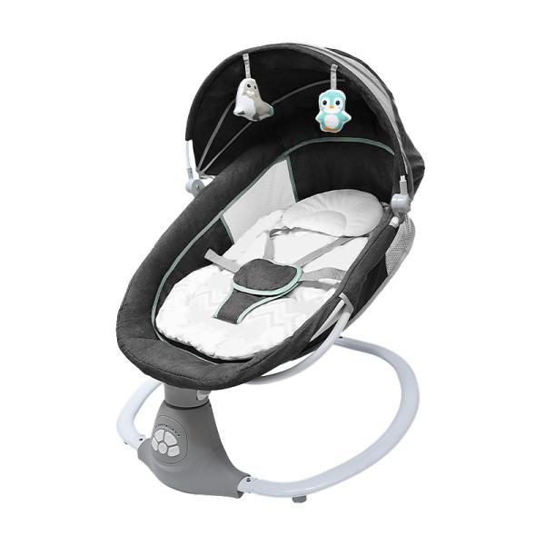 Quality Adjustable Infant Electric Rocker 5 Speed 3 Speed Electronic Crib Rocker for sale