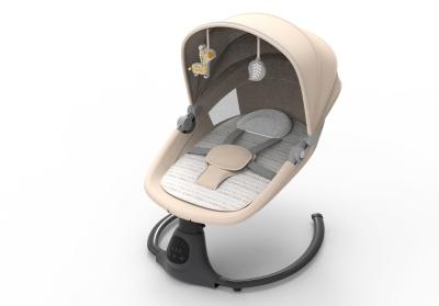 China Foldable Infant Rocking Chair Lightweight Alloy Frame Automatic Infant Rocker for sale
