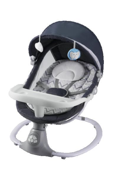 Quality Blue Automatic Infant Bouncer Folding Electric Swing For Newborn for sale