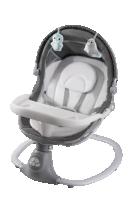 Quality 5 Point Harness Infant Rockers Gray Automatic Electric Swing Cradle for sale
