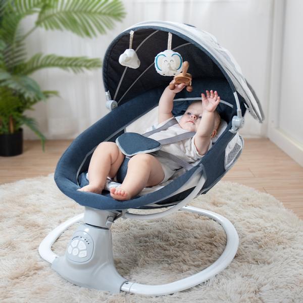 Quality ODM Automatic Swinging Crib 20lbs Padded Seat Infant Rockers for sale