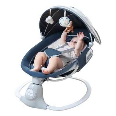 China Battery Operated Infant Electric Rocker Foldable Portable Automatic Cradle Rocker for sale