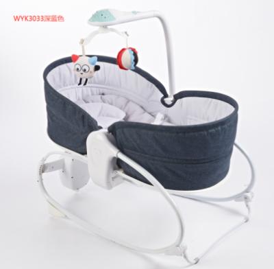 China Portable Foldable Newborn Swing Bed Remote Control Cradle With Mosquito Net for sale