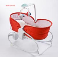 China Cry Sensor Bedside Cribs Motion Activation Crib That Rocks Automatically for sale