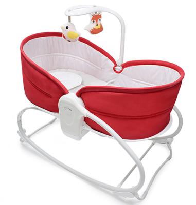 China Eco Friendly Auto Swing Bassinet Remote Controlled Infant Swing Bed for sale
