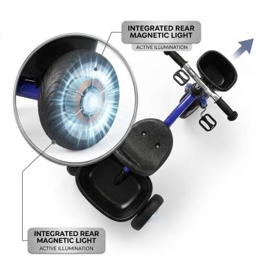 China Dual-Mode Children Tricycle Ride Glide Switch Airless Tires 45 Degree Limited Turning Magnetic Light for sale