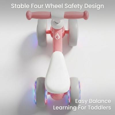 China Four Wheel Balance Bike 2-5 Years 50KG Dual Mode Riding Gliding with Detachable Footrest Airless for sale
