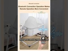aluminum alloy infant swing bed electric cradle bed astm f2088 certification