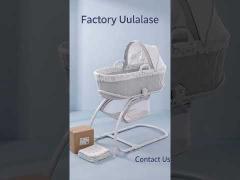2-in-1 detachable electric baby cradle bassinet