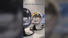 Portable Electric Baby Rocker Dual Power Soothing Chair