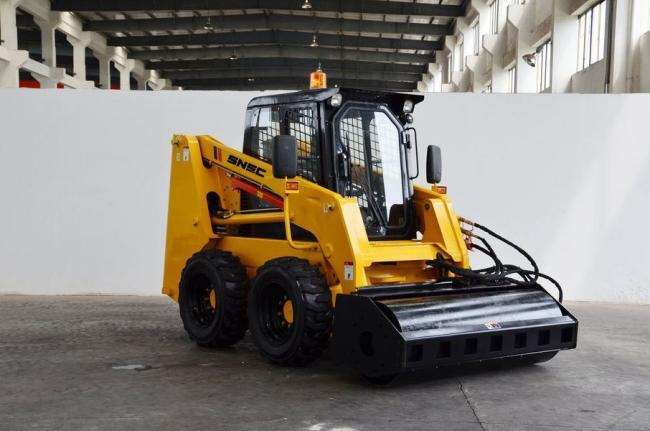 50HP 700kg Mini Track Wheel Skid Steer Loader Machine with Attachments Price