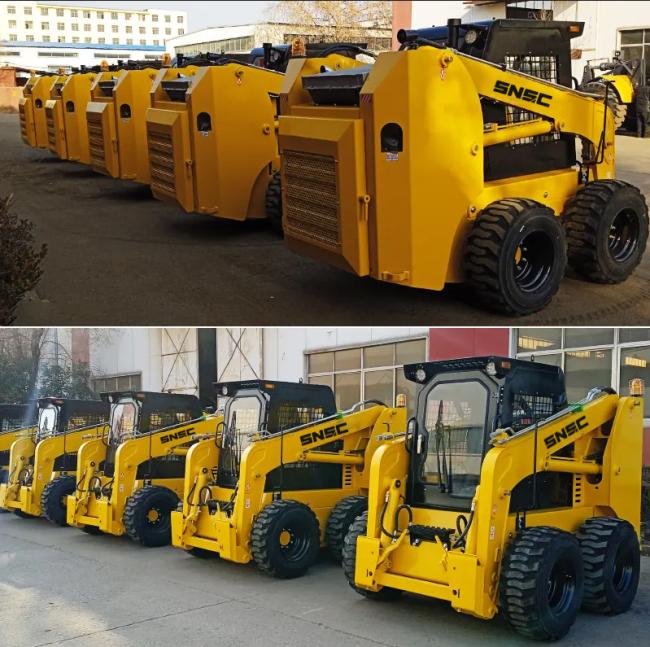 Chinese Mini Cargadora Compacta Wheel Diesel Skid-Steer Loader Attachments