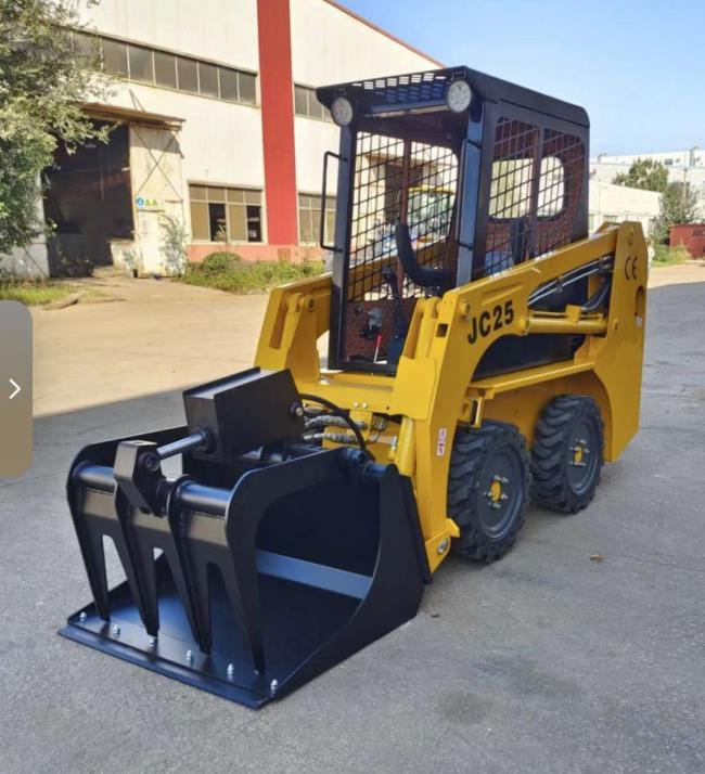 Chinese Mini Cargadora Compacta Wheel Diesel Skid-Steer Loader Attachments