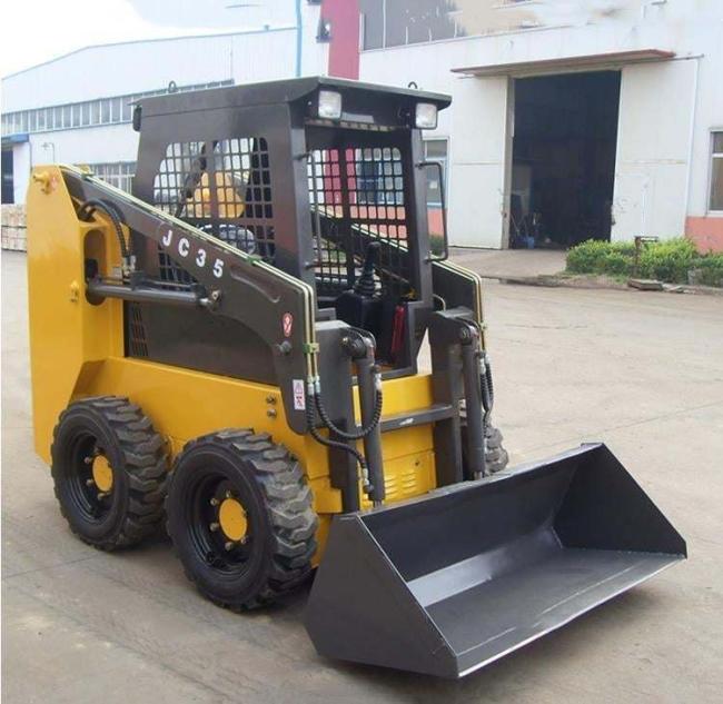 Chinese Mini Cargadora Compacta Wheel Diesel Skid-Steer Loader Attachments