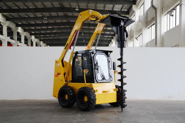 Chinese Mini Cargadora Compacta Wheel Diesel Skid-Steer Loader Attachments