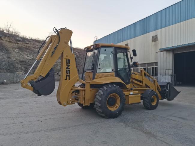 Earth-Moving Machinery Retroescavadeira Wheel Front Loader and Backhoe