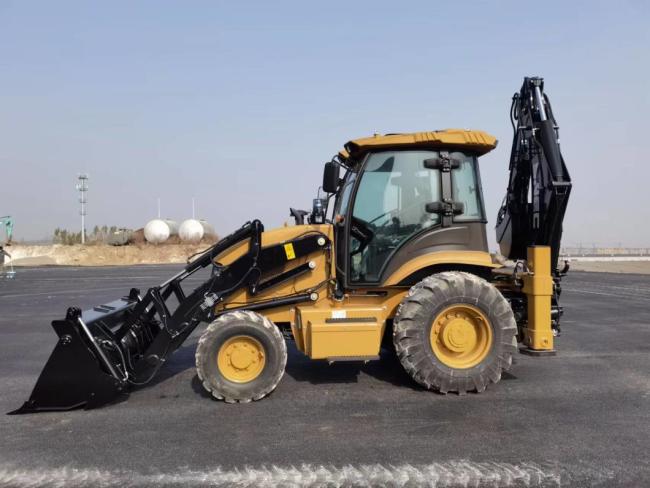 Earth-Moving Machinery Retroescavadeira Wheel Front Loader and Backhoe