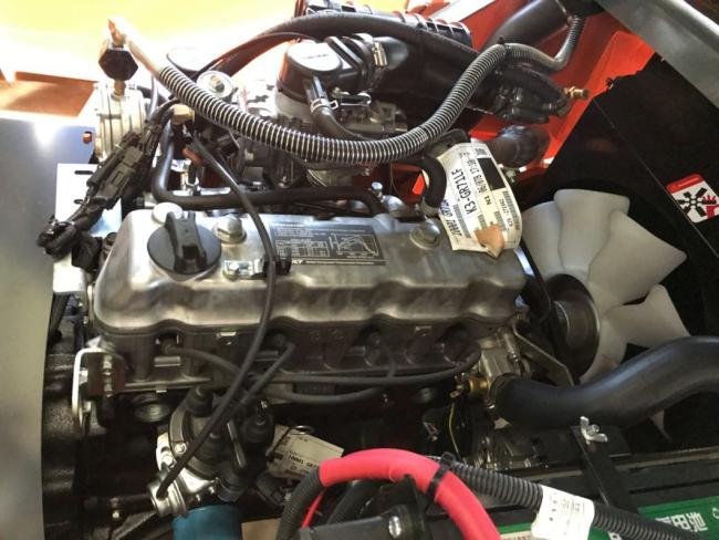 3.5ton S4.5m Mast Nissan Engine Side Shift Lp Gas Forklift