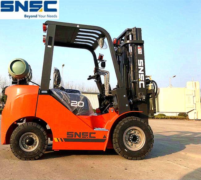 2ton Nissan Engine LPG Gasoline Paper Roll Clamp Forklift