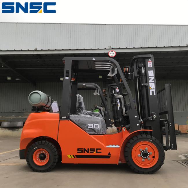 3 Ton LPG Forklift Gasoline Forklift Truck with EPA Engine