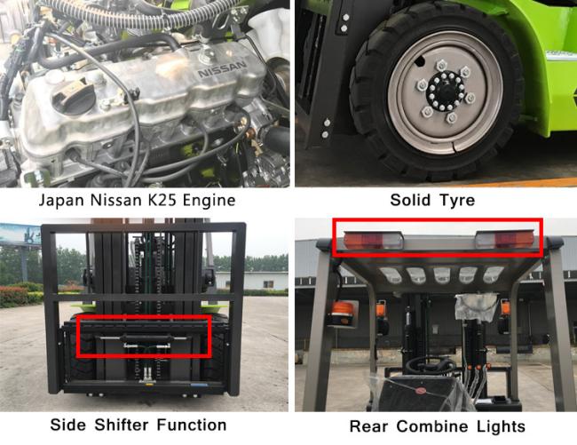 1.8t LPG Forklift Truck with Rotating Forks
