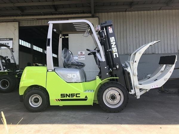 3t Diesel Engine Power Paper Roll Clamp Forklift