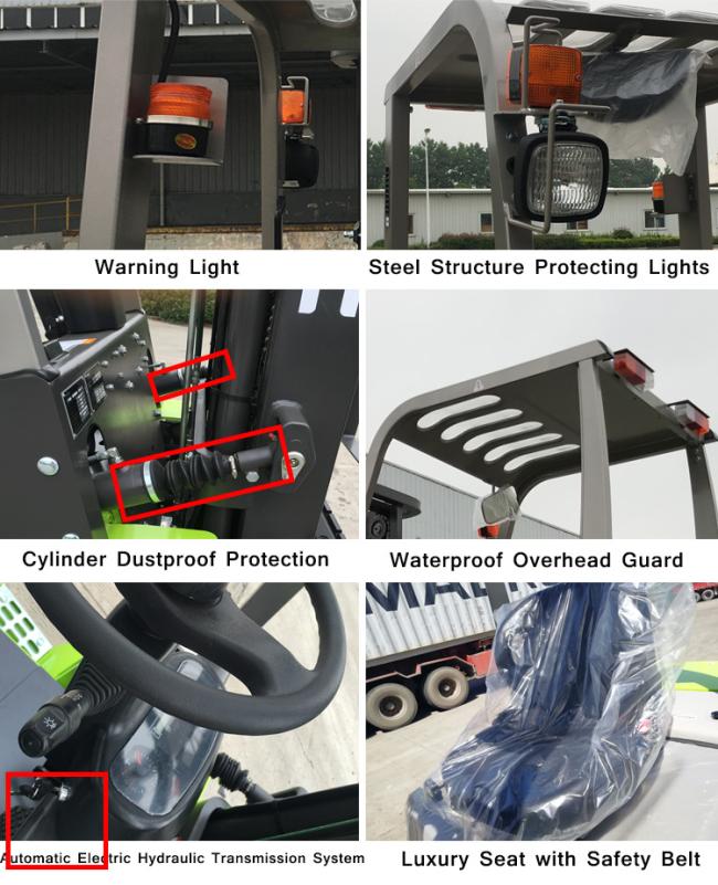 4ton Fork Lifter Fd40 Diesel Forklift 360 Degree Rotator