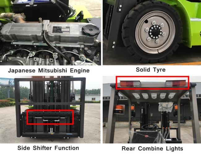 New Diesel Forklift 5 Ton with Low Mast
