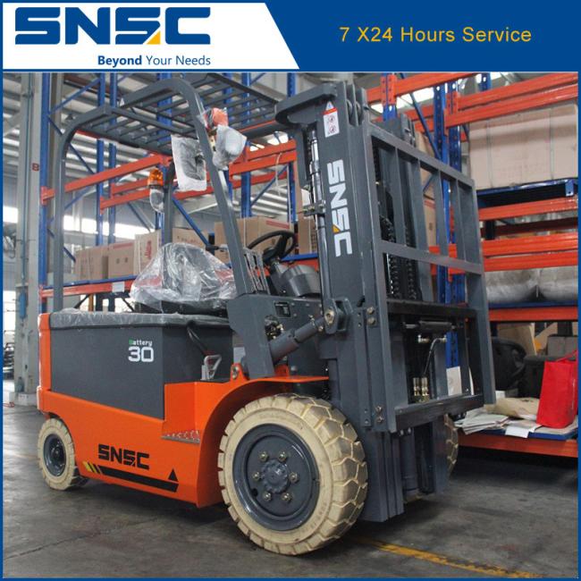 New Condition Snsc Lift Trucks 3 Ton Electric Forklift