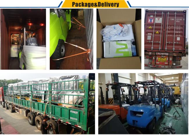 4 Pviots 2ton 2.5ton Battery Electric Empilhaderia Forklift