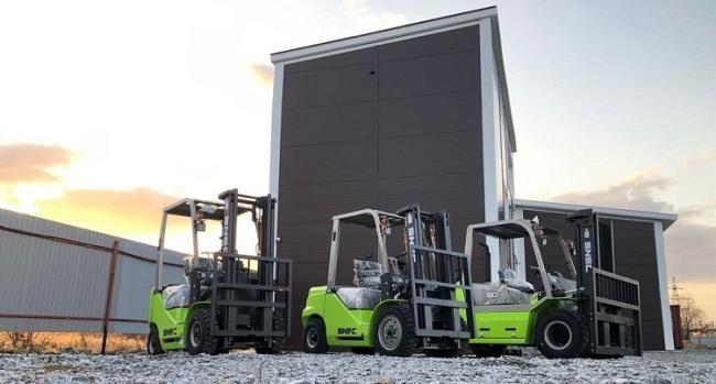 4 Pviots 2ton 2.5ton Battery Electric Empilhaderia Forklift