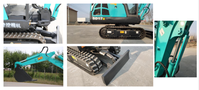 1.5 Ton 2Ton 2.5Ton Mini Crawler Excavator Equipped with Kubota