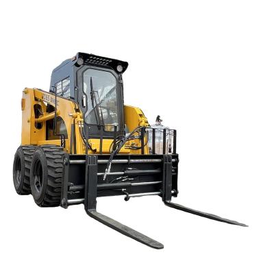 Cina 500 kg 800 kg 1050 kg Compatto Mini Skid Steer Loader Diesel con opzionale 4 in un secchio in vendita