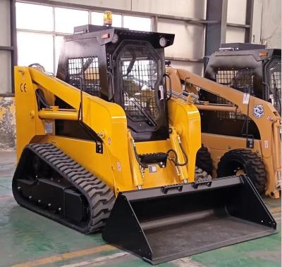 China AC Optional 60HP 75HP 100HP Mini Skidsteer Loader With Track EPA Approved Front Discharge for sale
