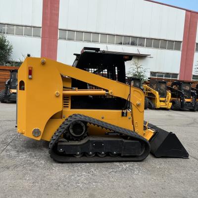 China Agricultural Machinery Mini Crawler Skid Steer Loader Rated Load 1t Walking Mode Wheeled for sale