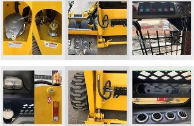 China Compact Skid Steer Loader 300kg 500kg 800kg 1050kg with Optional 4 in One Bucket for sale