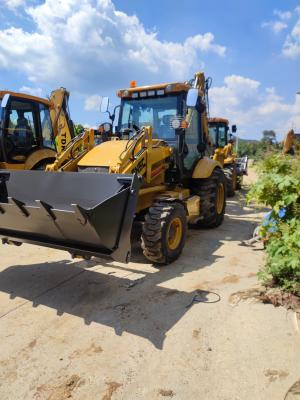 China Mini Wheel Loader 388 CE 4X4 Back Hoe Loader Excavator with Rotary Load and Unload Mode for sale