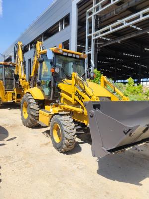 China Mini Wheel Loader 388 CE 4X4 Back Hoe Loader Excavator with Rotary Load and Unload Mode for sale