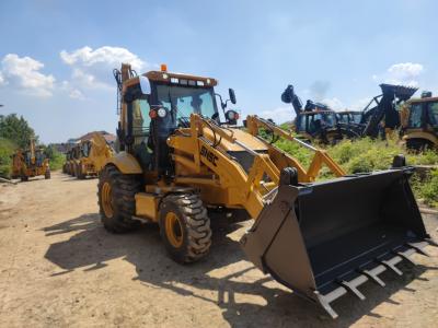 China Mini Wheel Loader 388 CE 4X4 Back Hoe Loader Excavator with Rotary Load and Unload Mode for sale
