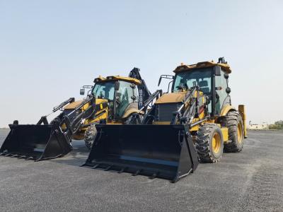 Cina Personalizzazione Macchine per lo spostamento della terra Retroescavadeira ruota caricatore anteriore e retroescavatrice in vendita