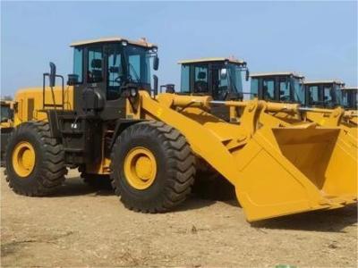 China Aanpassing Shanmon 388 Backhoe Wheel Loader Met Rotary Load And Unload 4 Wheel Loader Te koop